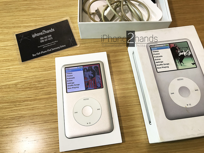 ขาย iPod Classic สีขาว 120gb มือสอง อุปกรณ์ครบกล่อง | รับซือมือถือ ขาย ...