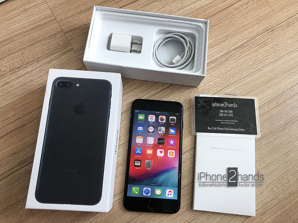 iPhone 7 Plus สีดำ 128gb มือสอง ราคาถูก ครบกล่อง | รับซือมือถือ ขาย ...