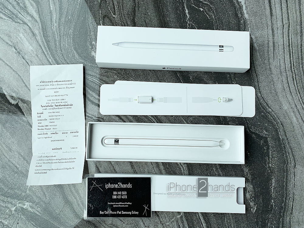 ขาย Apple Pencil gen 1 ประกันศูนย์ไทย 1 ปีเต็ม พร้อมใบเสร็จ | รับซือมือ ...