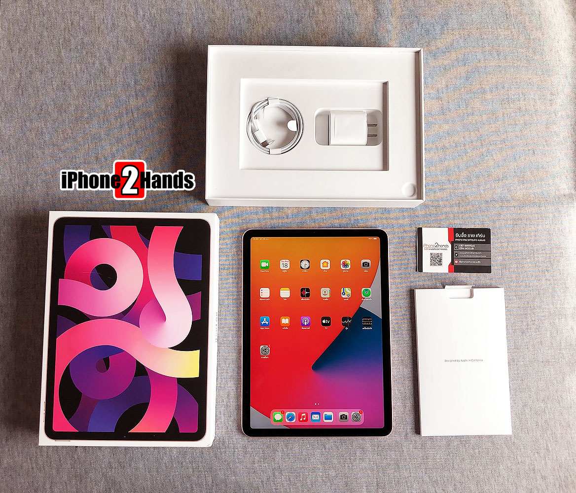iPad Air 4 สีชมพู 64gb Wifi ศูนย์ไทย ประกันยาวๆ 12 กรกฎาคม 65 ปีหน้า ...