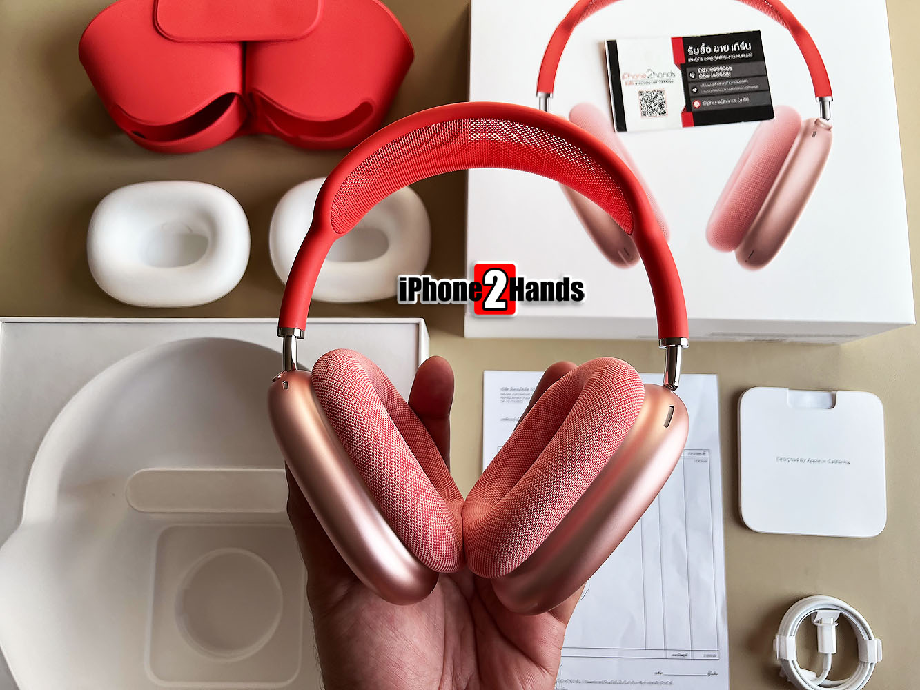 ขาย Airpods Max สี Pink and Red ศูนย์ไทย ประกันยาวๆ 31 กรกฏา 65 ปีหน้า ...