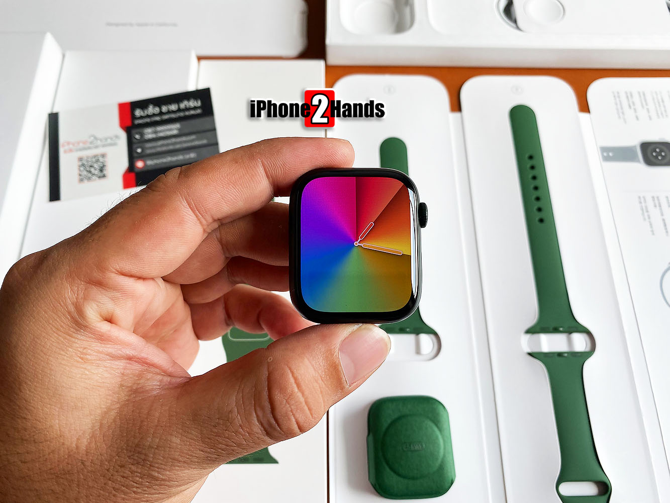 Apple Watch 7 สีเขียว 45MM GPS ศูนย์ไทย ประกันยาวๆ มกราคม 66 ปีหน้า ...