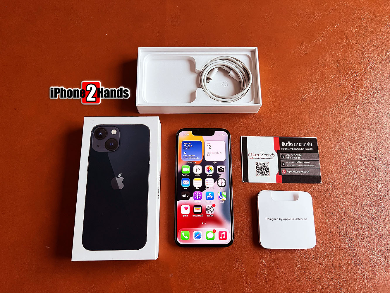 iPhone 13 Mini สีดำ 128gb เครื่องศูนย์ไทย อุปกรณ์ครบกล่อง ประกันเหลือ ...