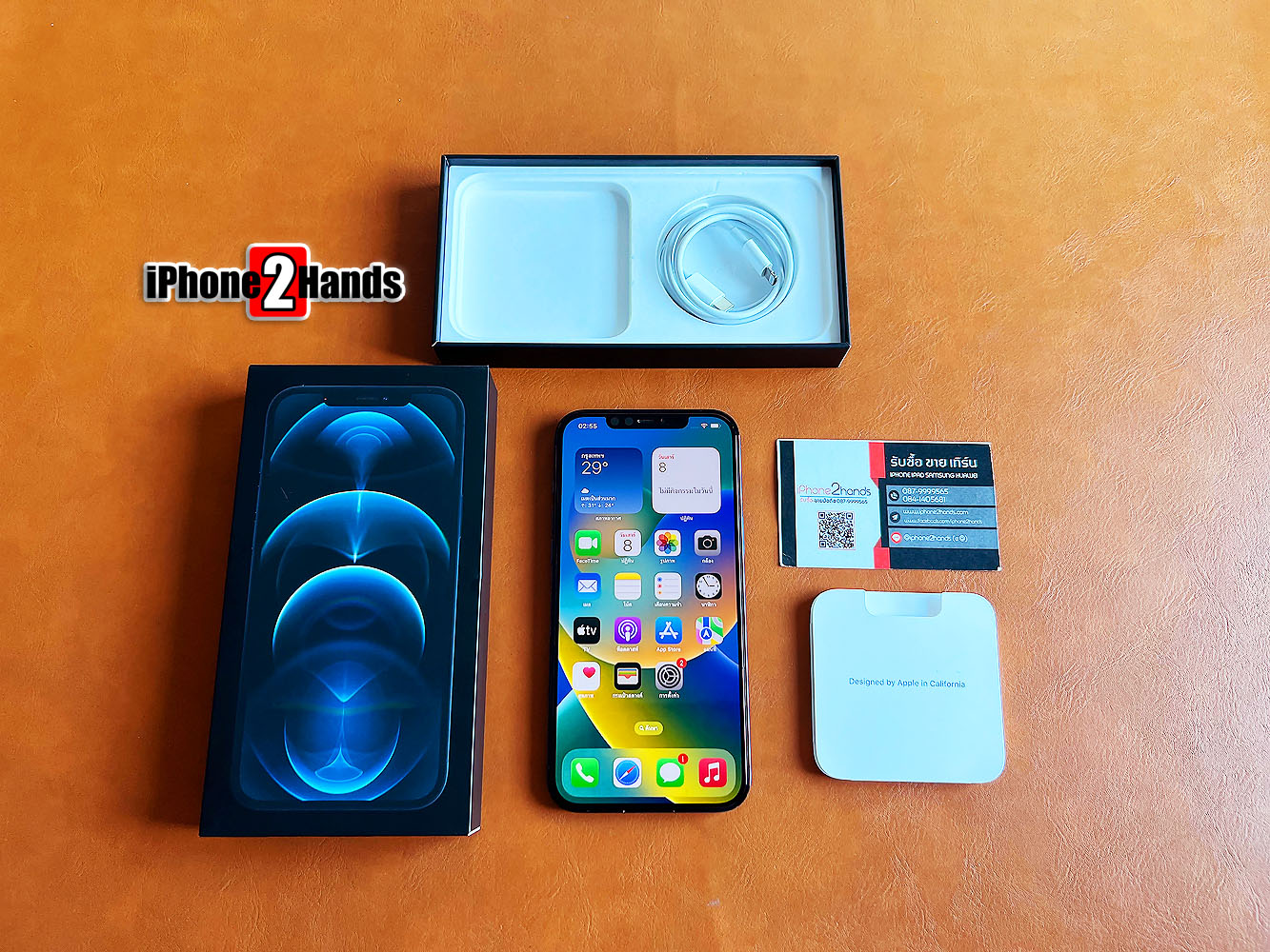 iPhone 12 Pro Max สี Pacific Blue 128gb ศูนย์ไทย ครบกล่อง มือสอง ราคา ...