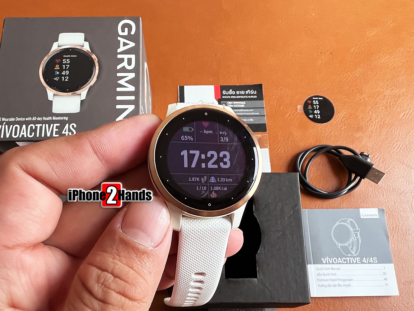 ขาย Garmin Vivo Active 4S สีทอง เครื่องศูนย์ไทย อุปกรณ์ครบกล่อง ราคาถูก | รับซือมือถือ ขาย ...