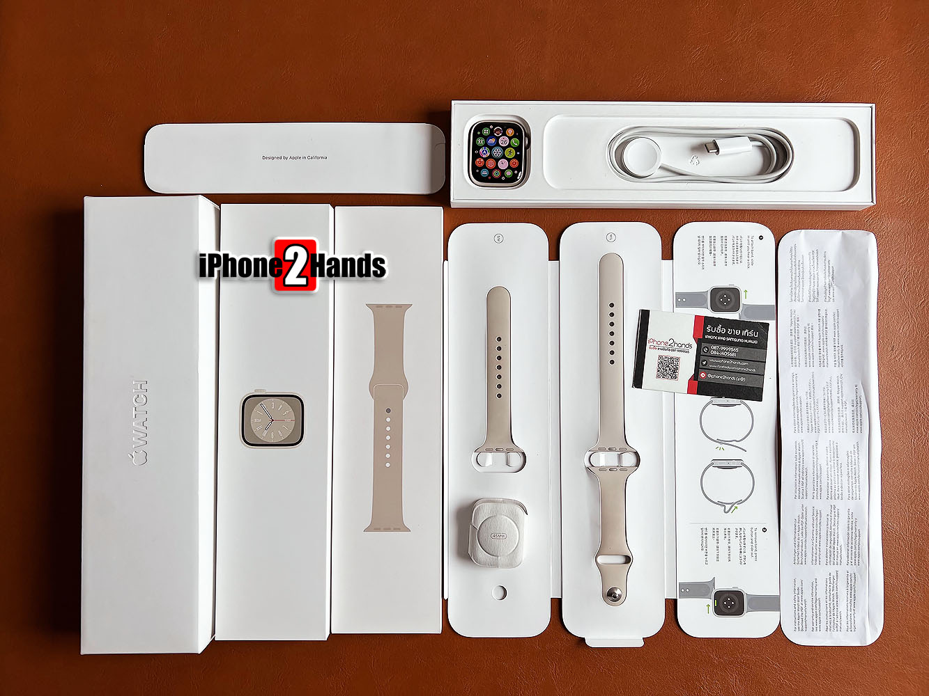 Apple Watch 8 สี Starlight 45MM GPS เครื่องศูนย์ไทย ครบกล่อง ประกัน ...