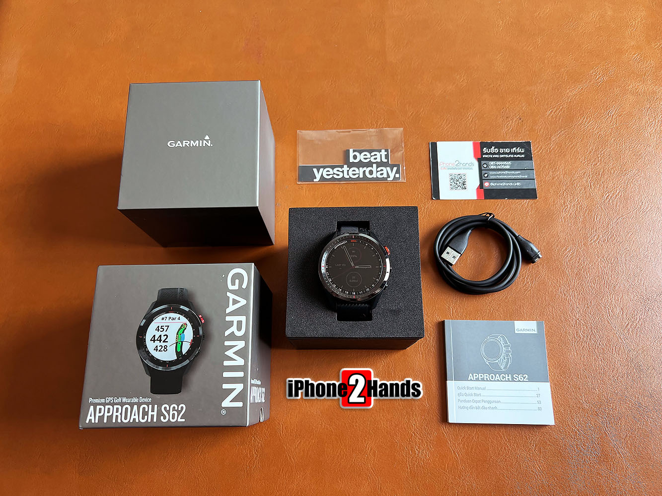 ขาย Garmin S62 สีดำ สายกอล์ฟไม่ควรพลาด เครื่องศูนย์ไทย มือสอง ราคาถูก ...