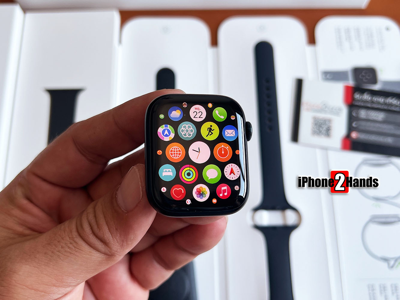 Apple Watch 8 สีดำ 45MM GPS เครื่องศูนย์ไทย ประกันยาวๆ พฤษภาคม 67 ปี ...