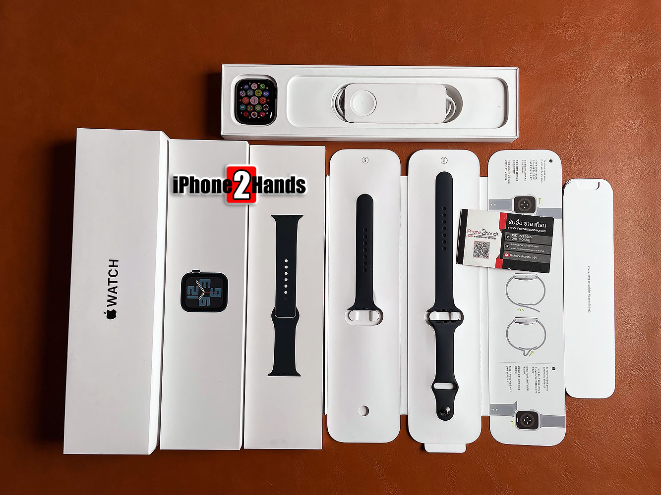 Apple Watch SE 2 สีดำ 44MM GPS ศูนย์ไทย ครบกล่อง มือ 1 ประกันยาว 12 ...