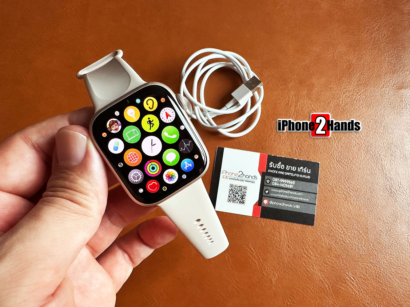 ขาย Apple Watch 7 สี Starlight 45MM GPS เครื่องศูนย์ไทย มือสอง ราคาถูก ...
