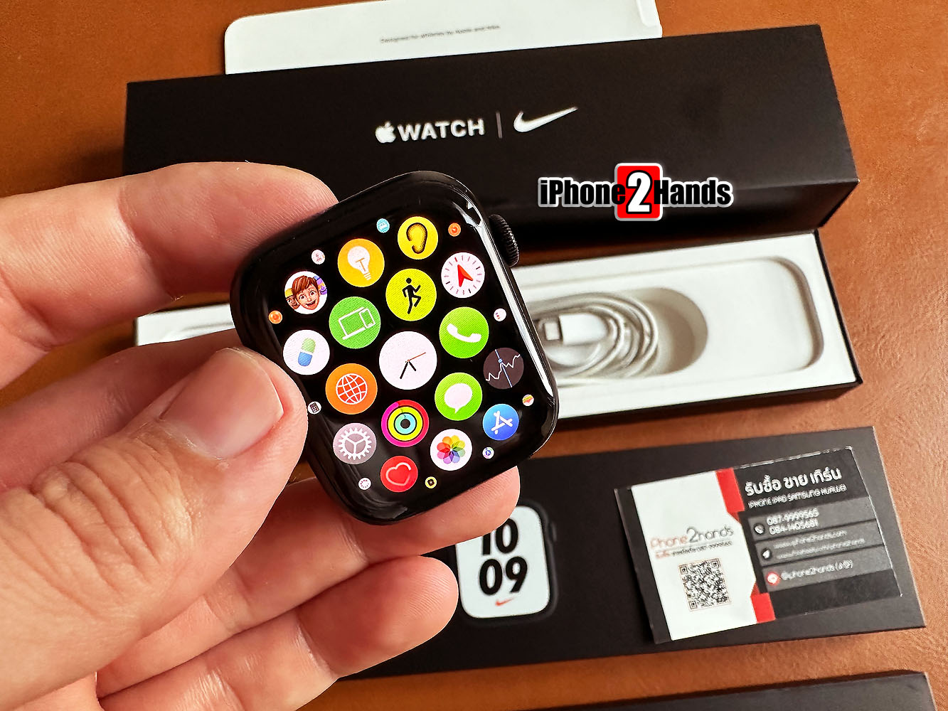 Apple Watch 7 สีดำ Nike 45MM Cellular GPS เครื่องศูนย์ไทย ครบกล่อง มือ ...