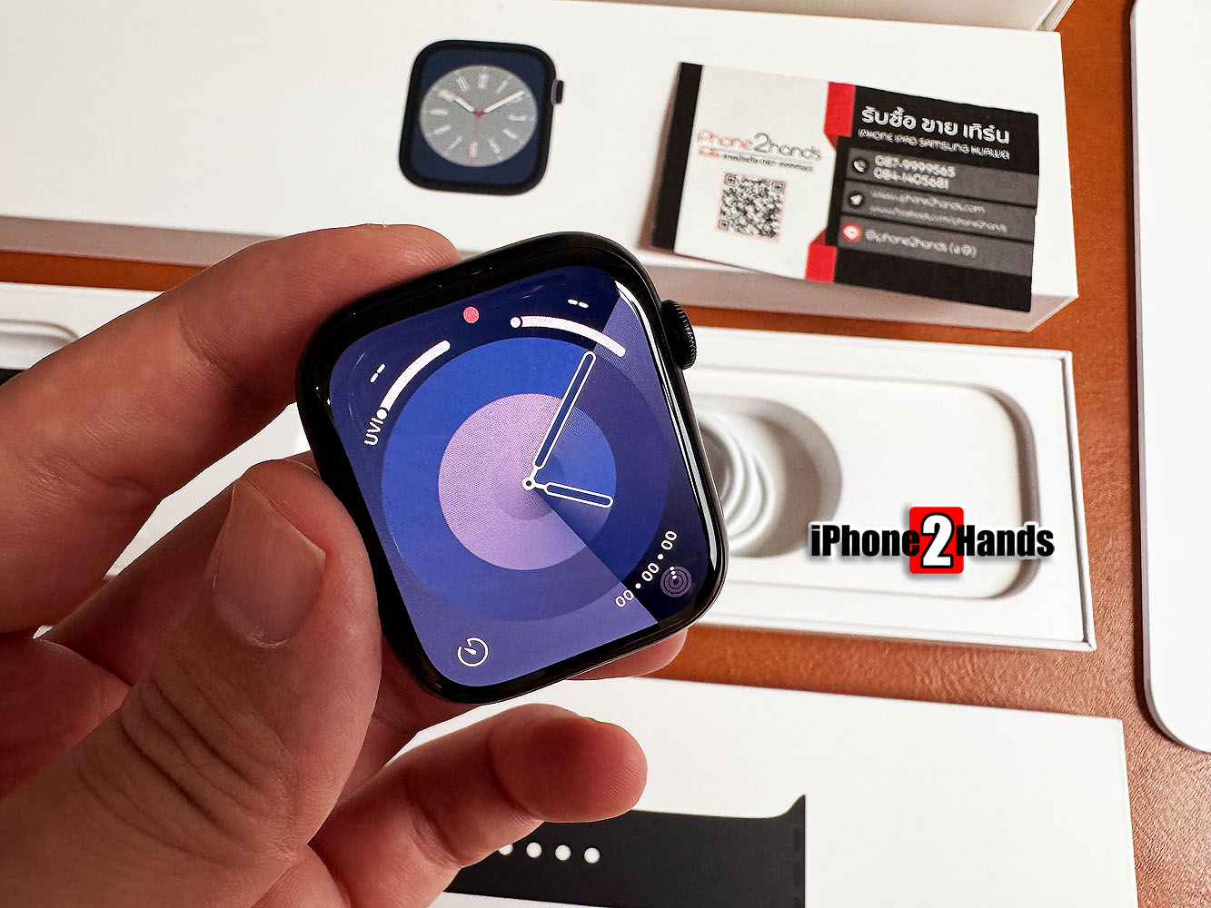 Apple Watch 8 สีดำ 45MM Cellular GPS เครื่องศูนย์ไทย ใหม่ๆ ประกัน 11 ...