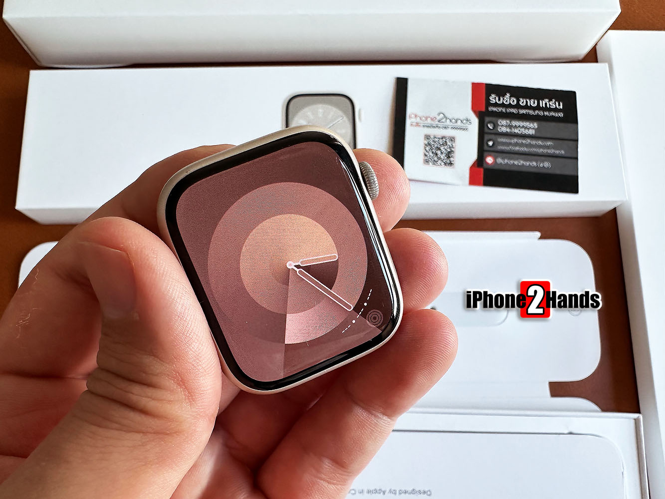 Apple Watch 8 สี Starlight 45MM GPS เครื่องศูนย์ไทย อุปกรณ์ครบกล่อง ...